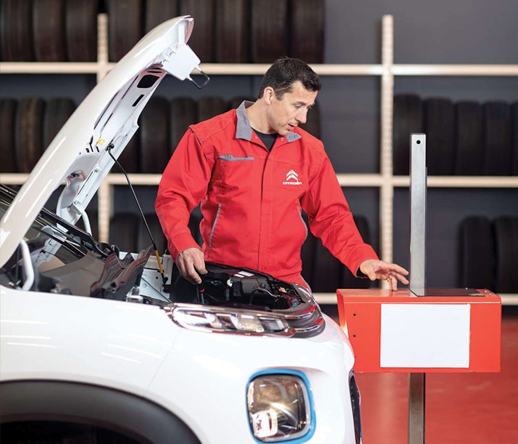 Obsługa serwisowa i usługi oferowane przez serwisy Citroëna