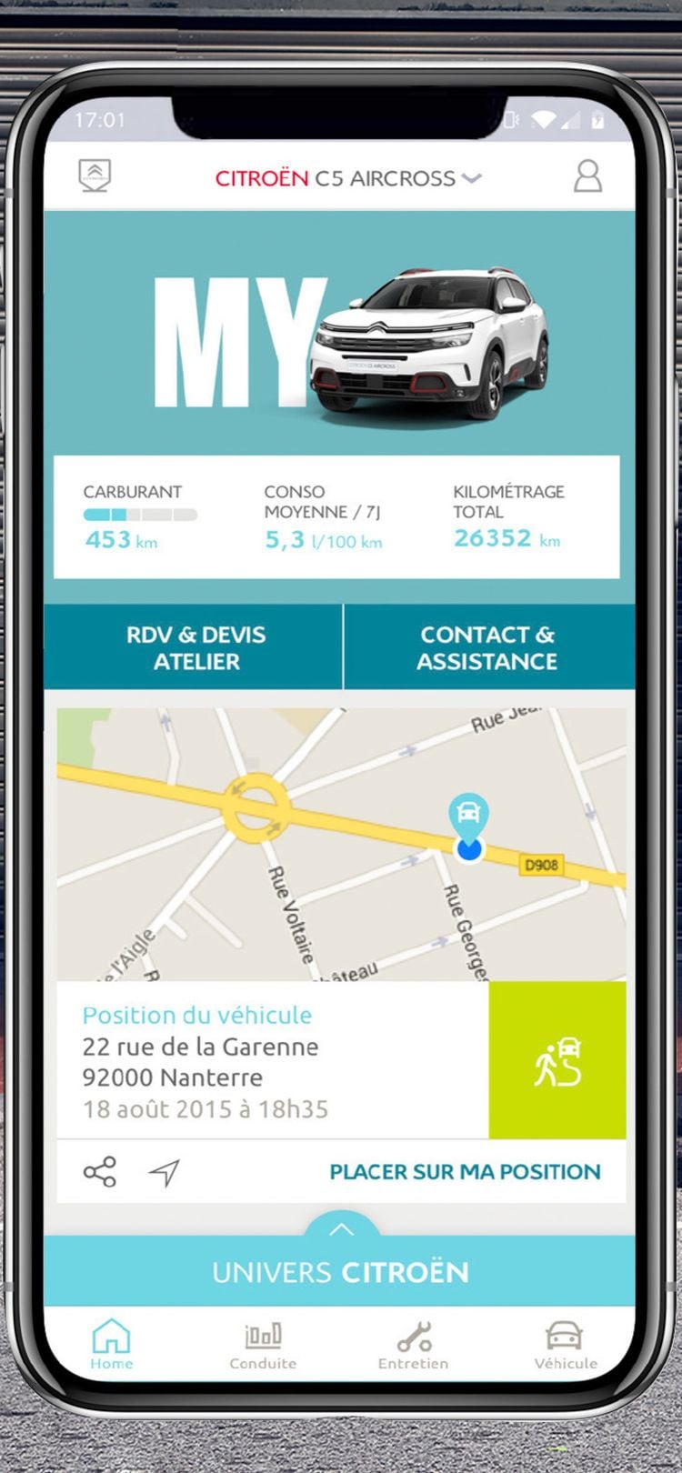 Obsługa serwisowa i usługi oferowane przez serwisy Citroëna